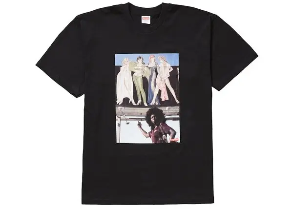 Supreme American Picture Tee Shirt - Black