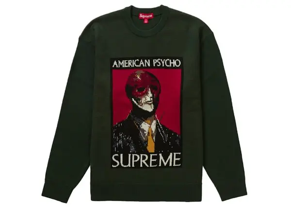 Supreme American Psycho Sweater - Green