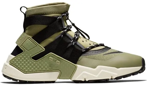 Nike Huarache Gripp Sneakers - Neutral Olive/light Cream/medium Olive