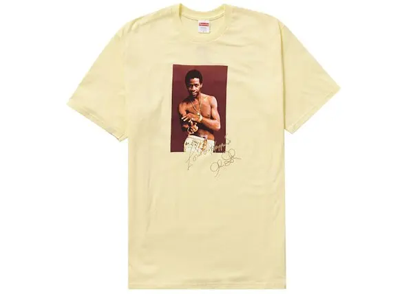 Supreme Al Green Tee Shirt - Pale Yellow