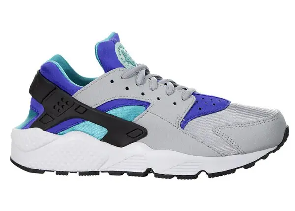 Nike Air Huarache Run Sneakers - Grey/teal/grape