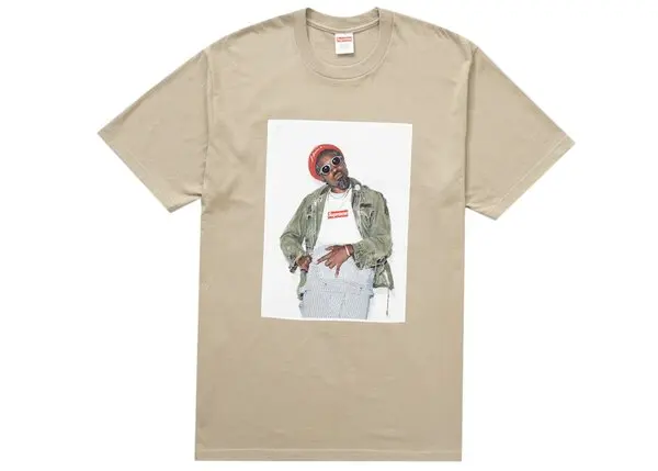 Supreme André 3000 Tee Shirt - Stone