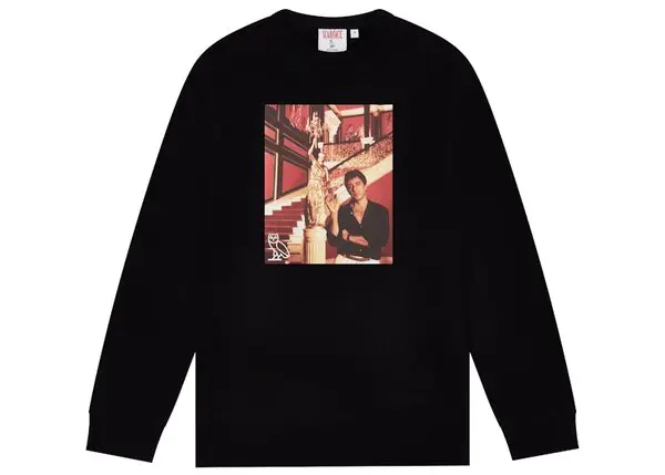 OVO X Scarface Crewneck Sweatshirt - Black