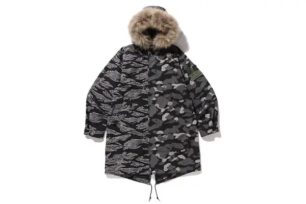 A BATHING APE X Undefeated M51 Hoodie Jacket