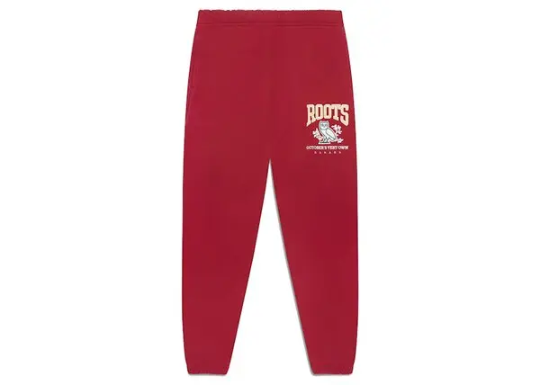 OVO X Roots Sweatpant - Red