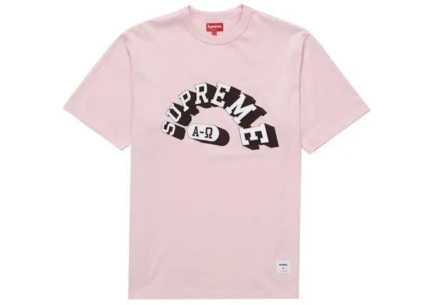 Supreme Alpha Omega Short Sleeve Top - Dusty Pink