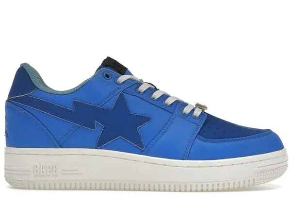 A BATHING APE Sta Low Stash Sneakers - Blue/white