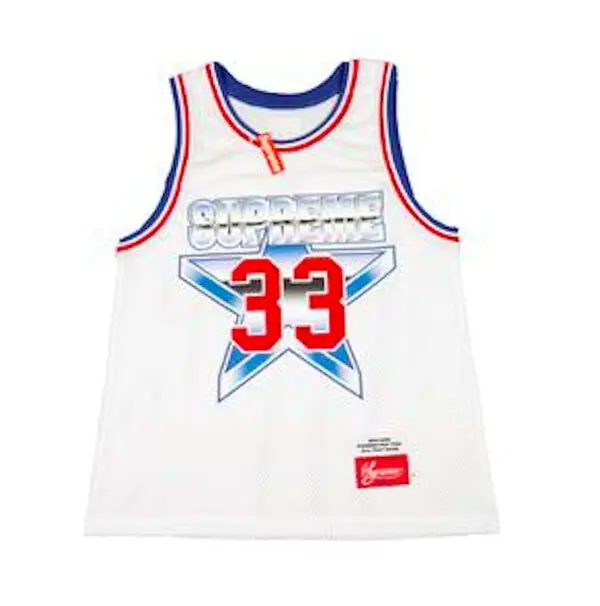 Supreme All Star Basketball Jersey - White
