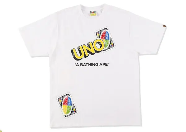 A BATHING APE X Uno Tee Shirt - White
