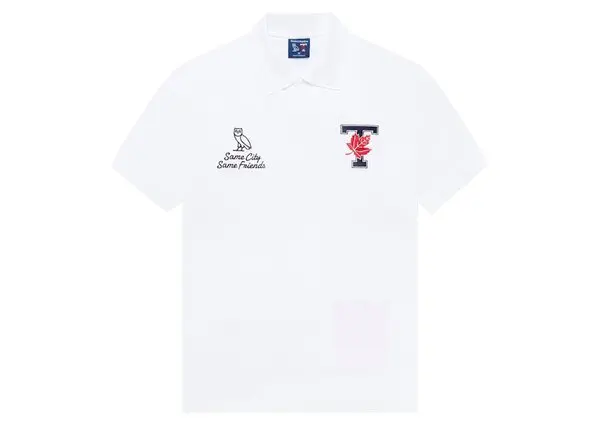 OVO X University Of Toronto Polo Shirt - White