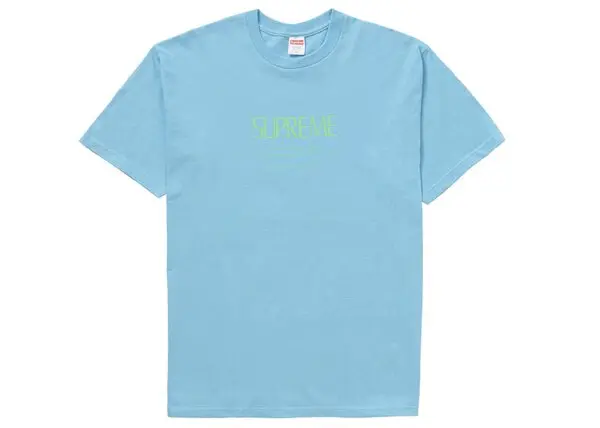 Supreme Anno Domini Tee Shirt - Light Blue