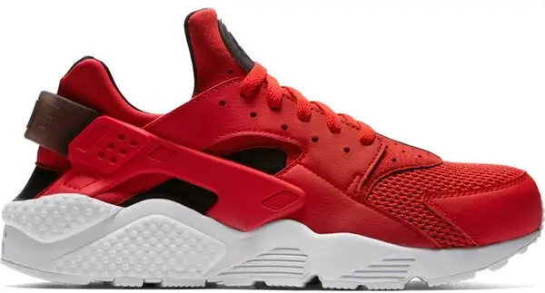 Nike Air Huarache Run Sneakers - Habanero Red/black/white