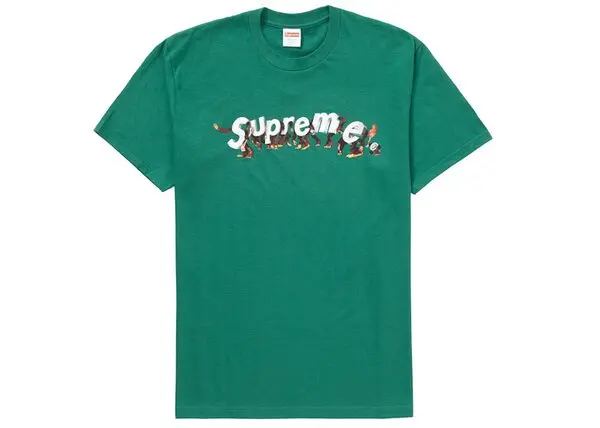 Supreme Apes Tee Shirt - Light Pine