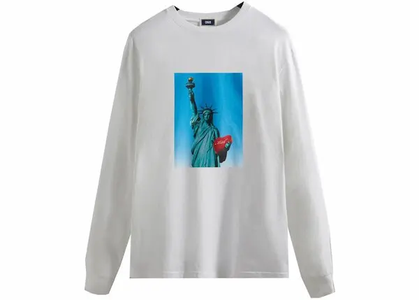 Kith Lady Liberty In Love Long Sleeve Tee Shirt