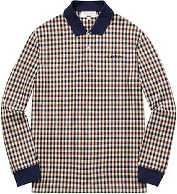 Supreme Aquascutum Club Check Polo - Multicolor | Editorialist