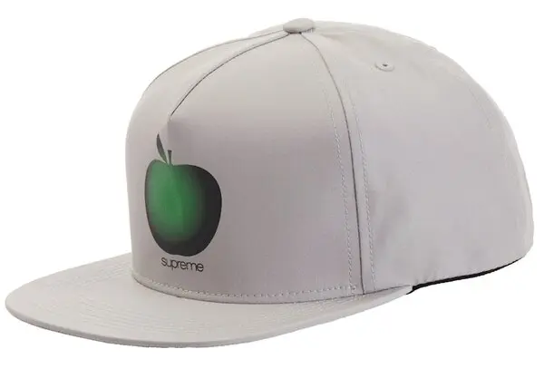 Supreme Apple 5-panel Cap - Grey
