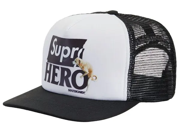 Supreme Antihero Mesh Back 5-panel Cap - Black