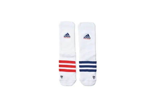 PALACE Adidas On Court Socks - White/red/dark Blue