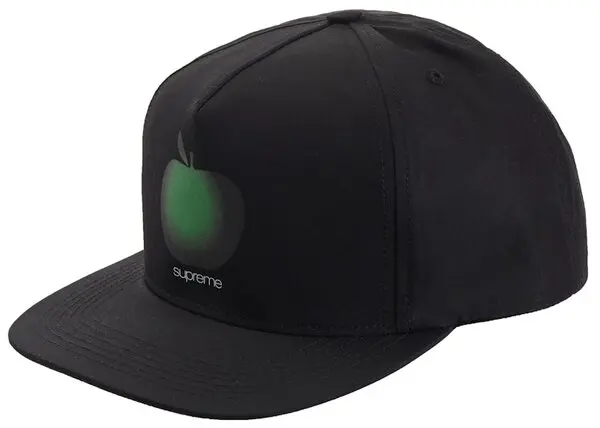 Supreme Apple 5-panel Cap - Black