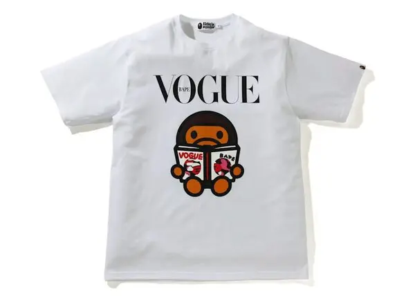 A BATHING APE X Vogue Baby Milo T-shirt - White