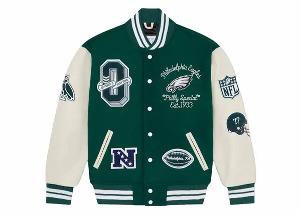 OVO X Nfl Philadelphia Eagles Varsity Jacket