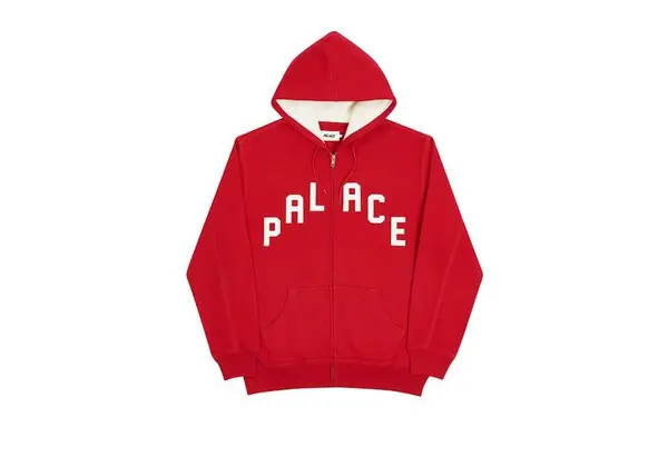 PALACE Alas Zip Hoodie - Red
