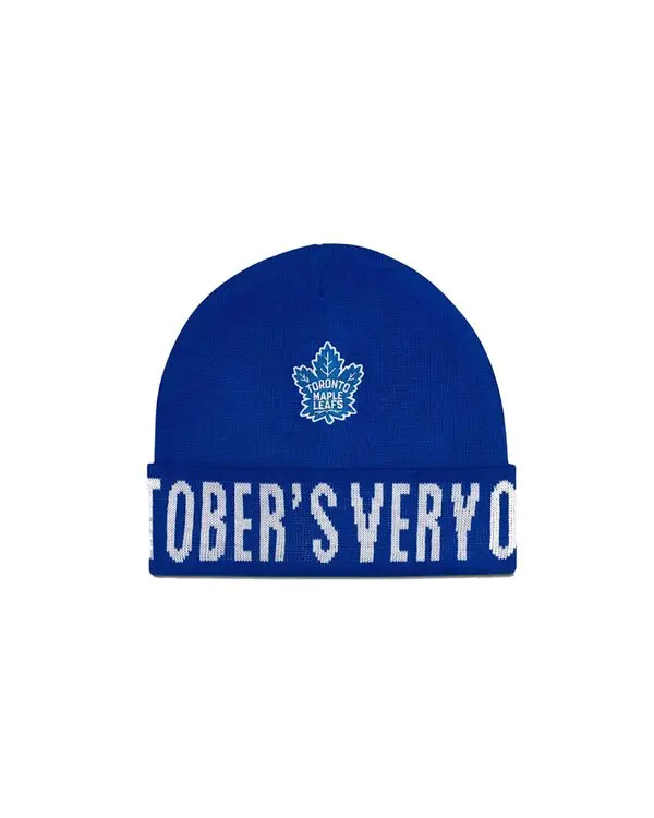 OVO X Toronto Maple Leafs Beanie - Navy Blue