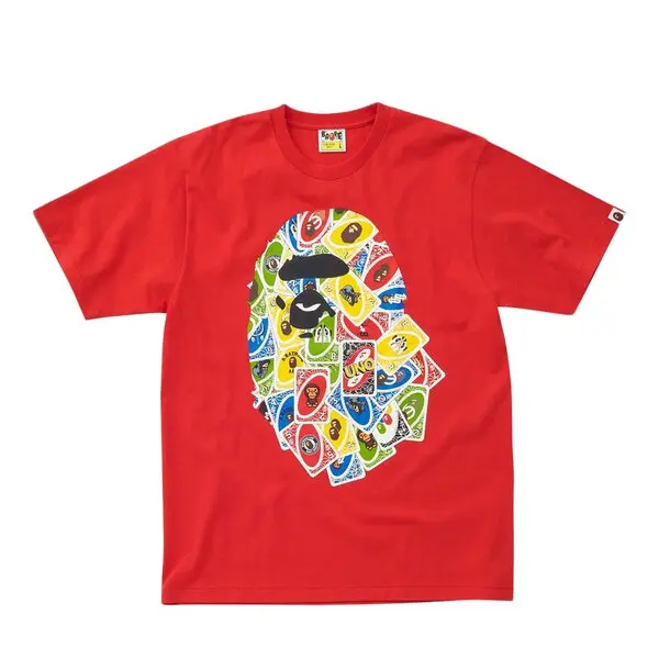 A BATHING APE X Uno Ape Head Design Mattel Exclusive Tee Shirt