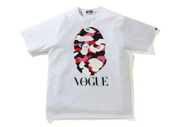 A BATHING APE X Vogue Ape Head T-shirt - White