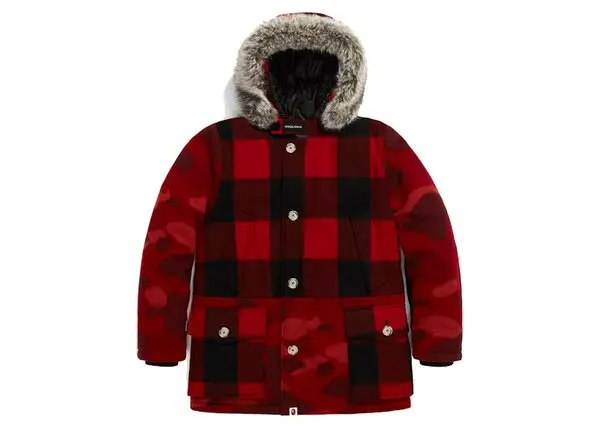 A BATHING APE X Woolrich Arctic Parka Jacket