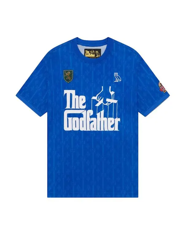 OVO X The Godfather Soccer Jersey - Blue