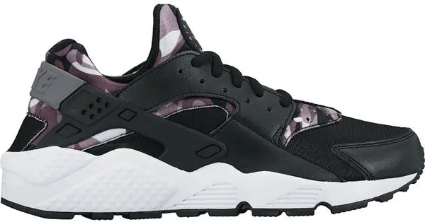 Nike Air Huarache Run Print Sneakers - Black/cool Grey