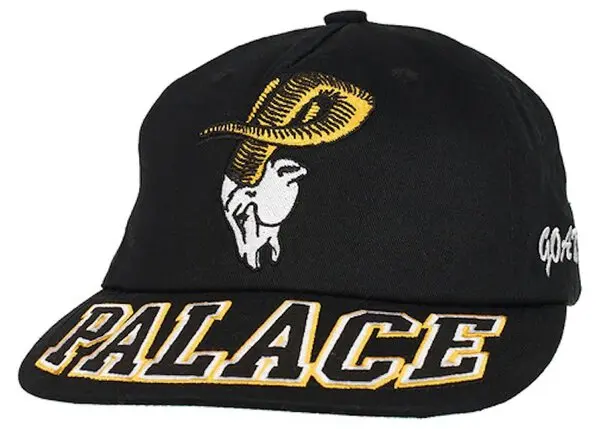 PALACE Goats 5panel Cap - Black