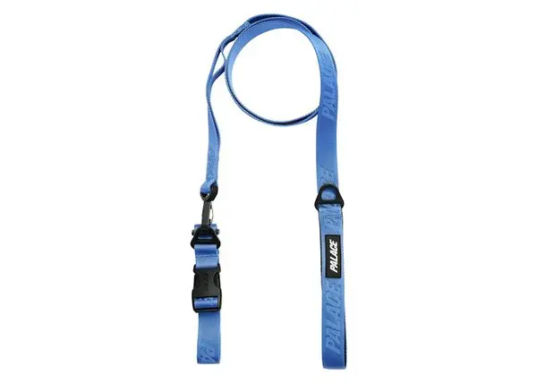 PALACE Jacquard Logo Dog Collar - Lead Blue