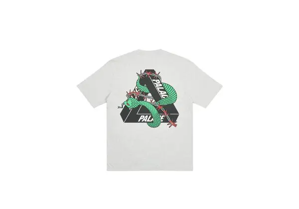 PALACE Hesh Mit Fresh T-shirt - Grey Marl