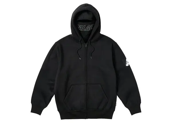 PALACE Facemask Shearling Thermal Hood - Black