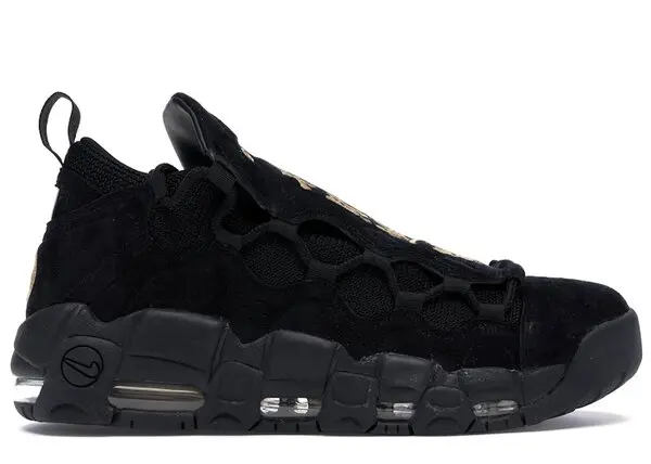 Nike Air More Money Lunar New Year Sneakers - Black/metallic Gold