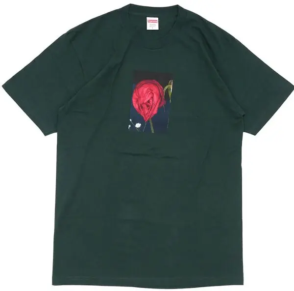 Supreme Araki Rose Tee Shirt - Green