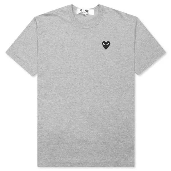 Play Comme Des Garcon Black Heart Emblem T-shirt - Grey
