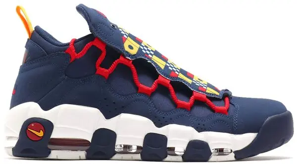 Nike Air More Money Nautical Sneakers - Midnight Navy Blue/sail