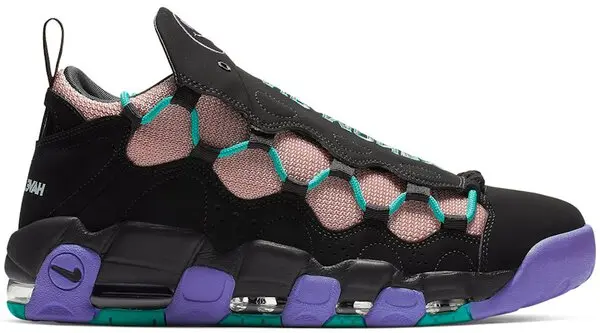 Nike Air More Money Have A Day Sneakers - Black/white/space Purple