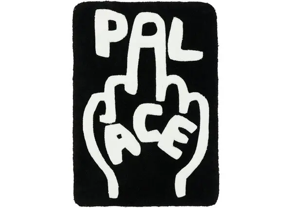 PALACE Finger Up Rug - Black