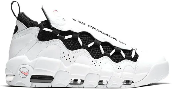 Nike Air More Money Sneakers - White/black/coral Chalk
