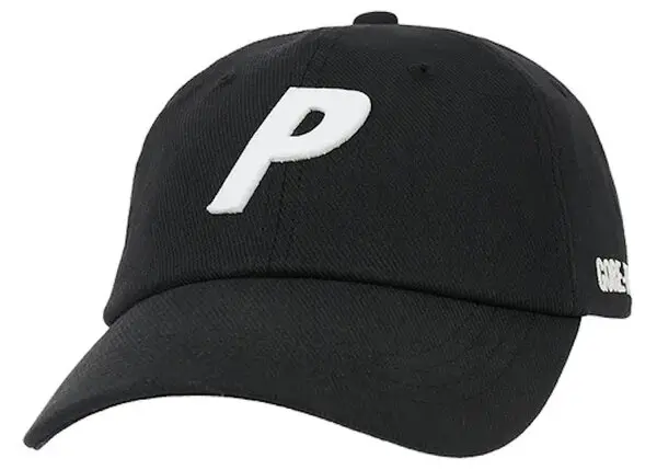 PALACE Gore-tex Plaid P 6-panel Cap - Black