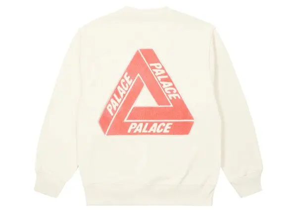 PALACE Fleece Triferg Crew - Soft White