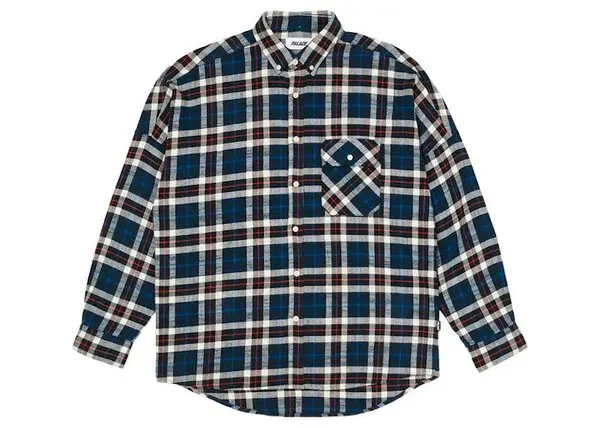 PALACE Flannel Drop Shoulder Shirt