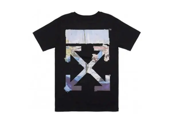 Off-White Edouard Manet Boat Studio Claude Monet Arrows Oversized Fit T-shirt