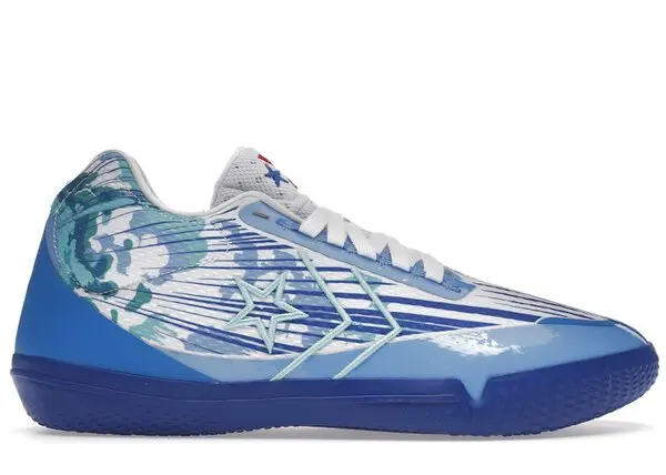 CONVERSE All Star Bb Evo Split Graphic Sneakers - Blue/white/red