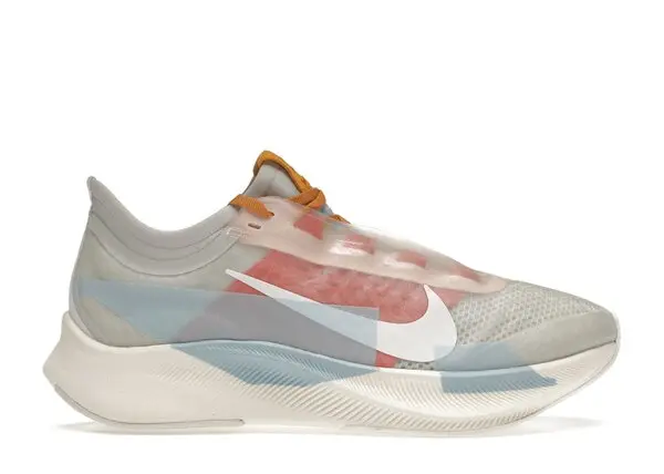 Nike Zoom Fly 3 Sneakers - Photon Dust/team Orange/psychic Blue