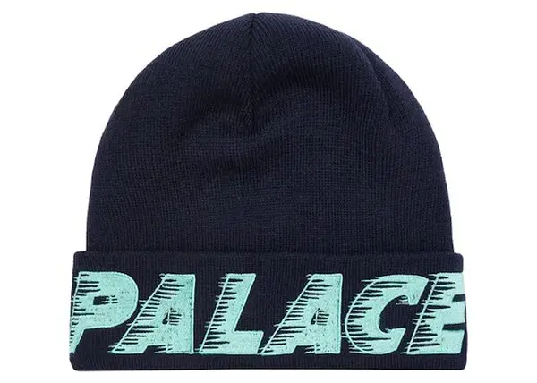 PALACE Fast Beanie - Navy Blue